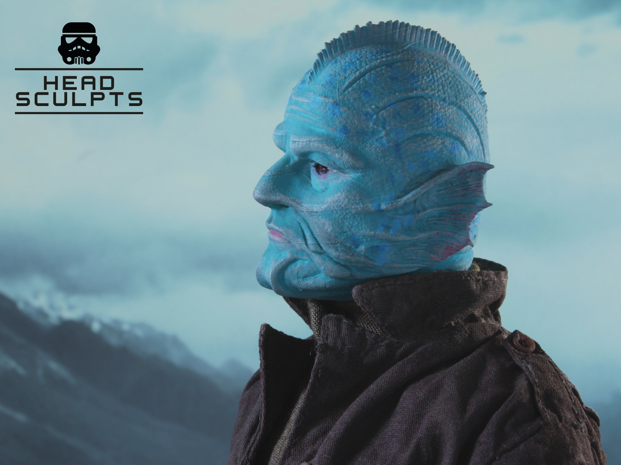 Mythrol Head Sculpt From Mandalorian TV Show - Etsy