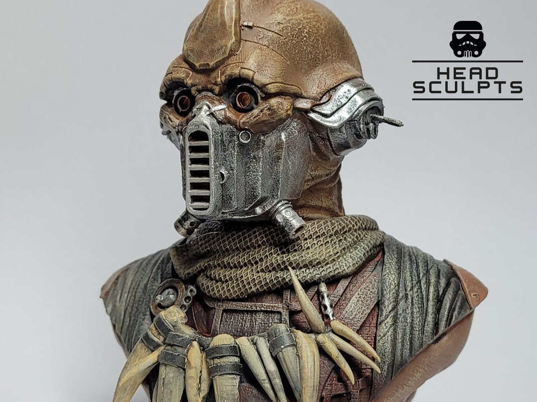 Tognath Alien Bust From Star Wars - Etsy