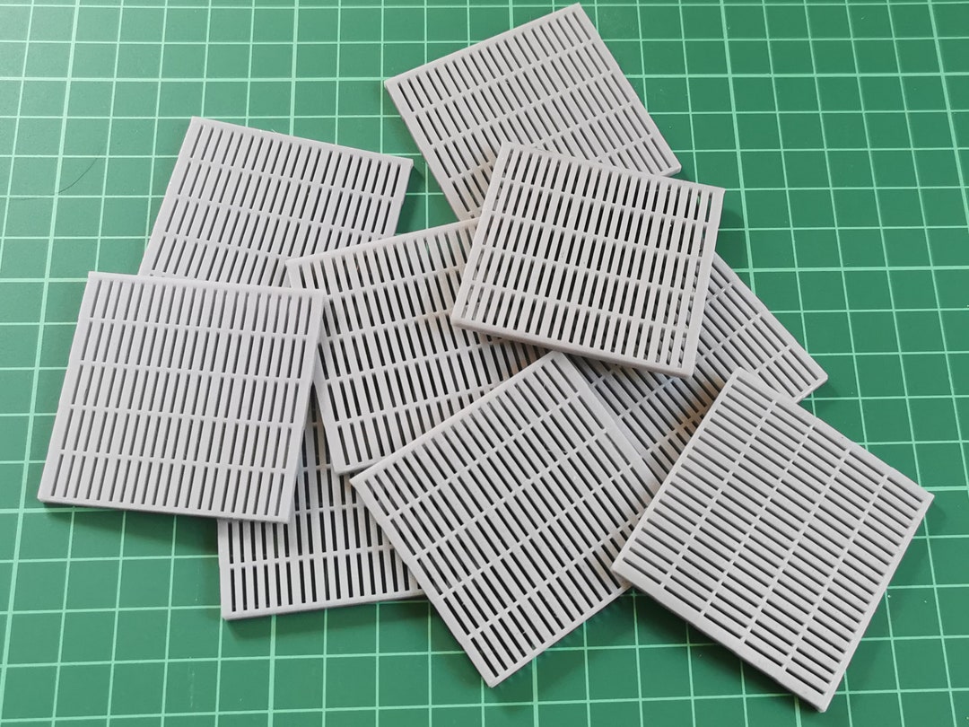 Detention Block Resin Flooring Tiles - Miniature Terrain, RPG Scenery ...