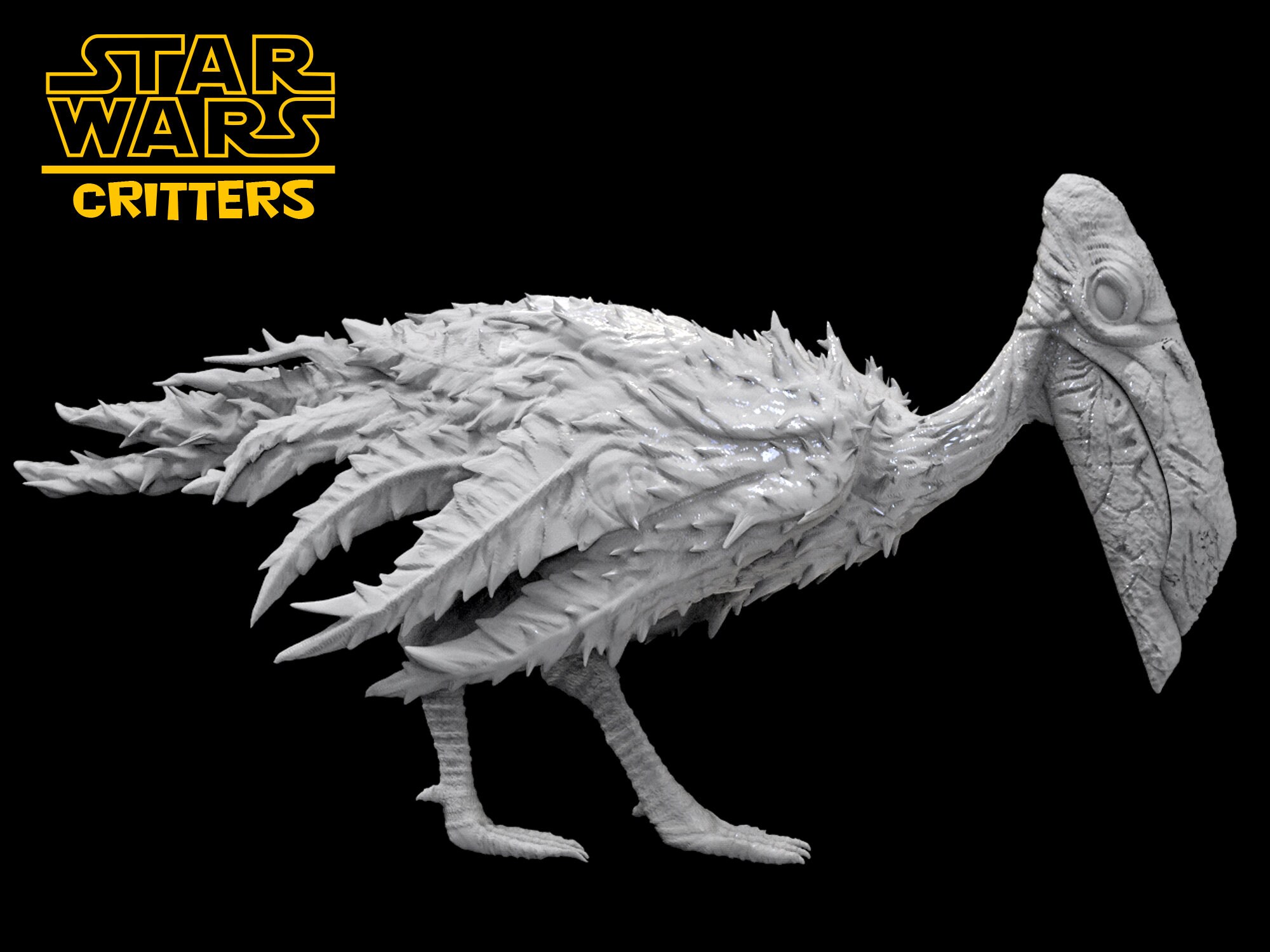 Steelpecker Birds x3 with Rubble from Star Wars: VII | Etsy