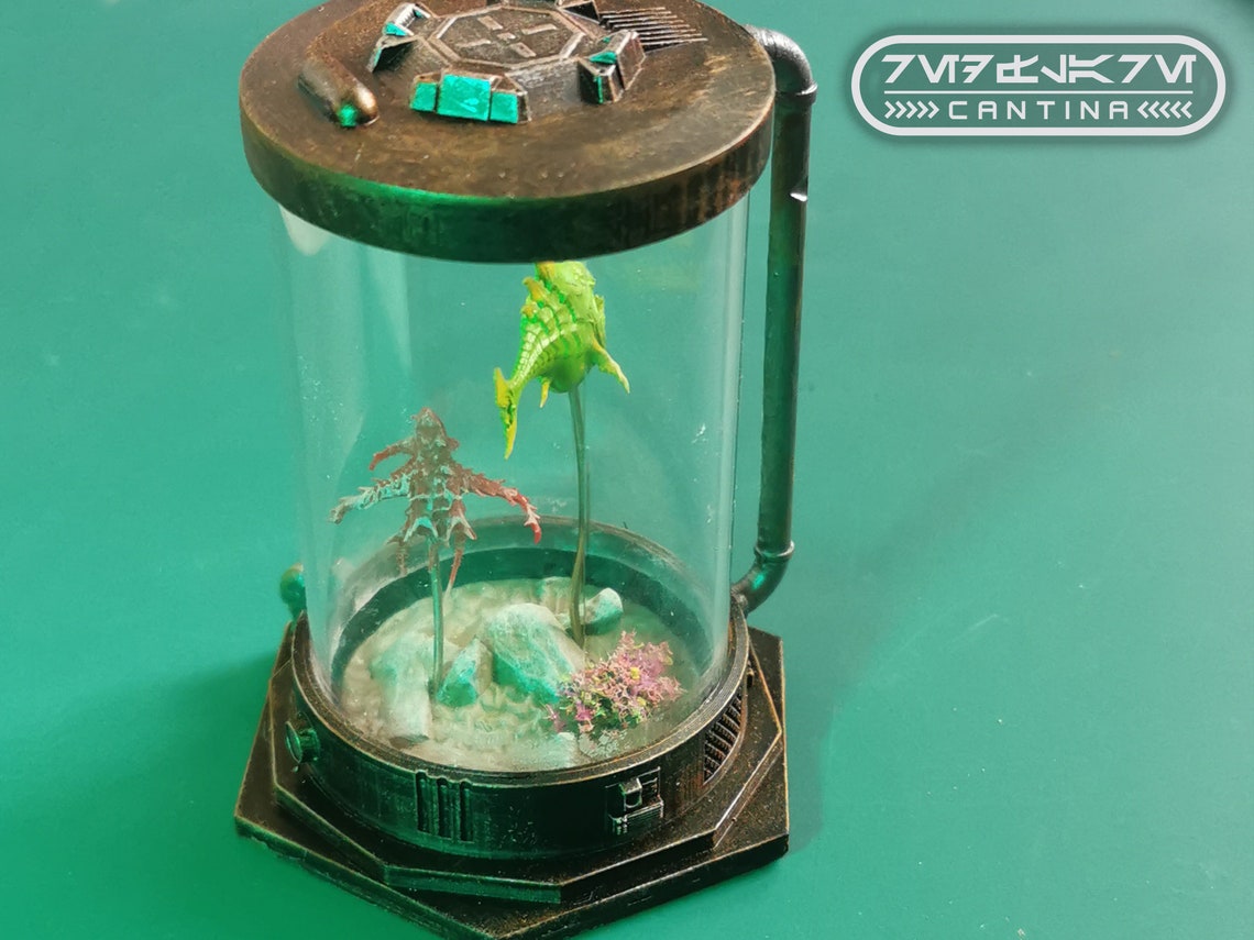 Sci-fi Cantina Fish Tank From Star Wars Vertical Setup - Etsy
