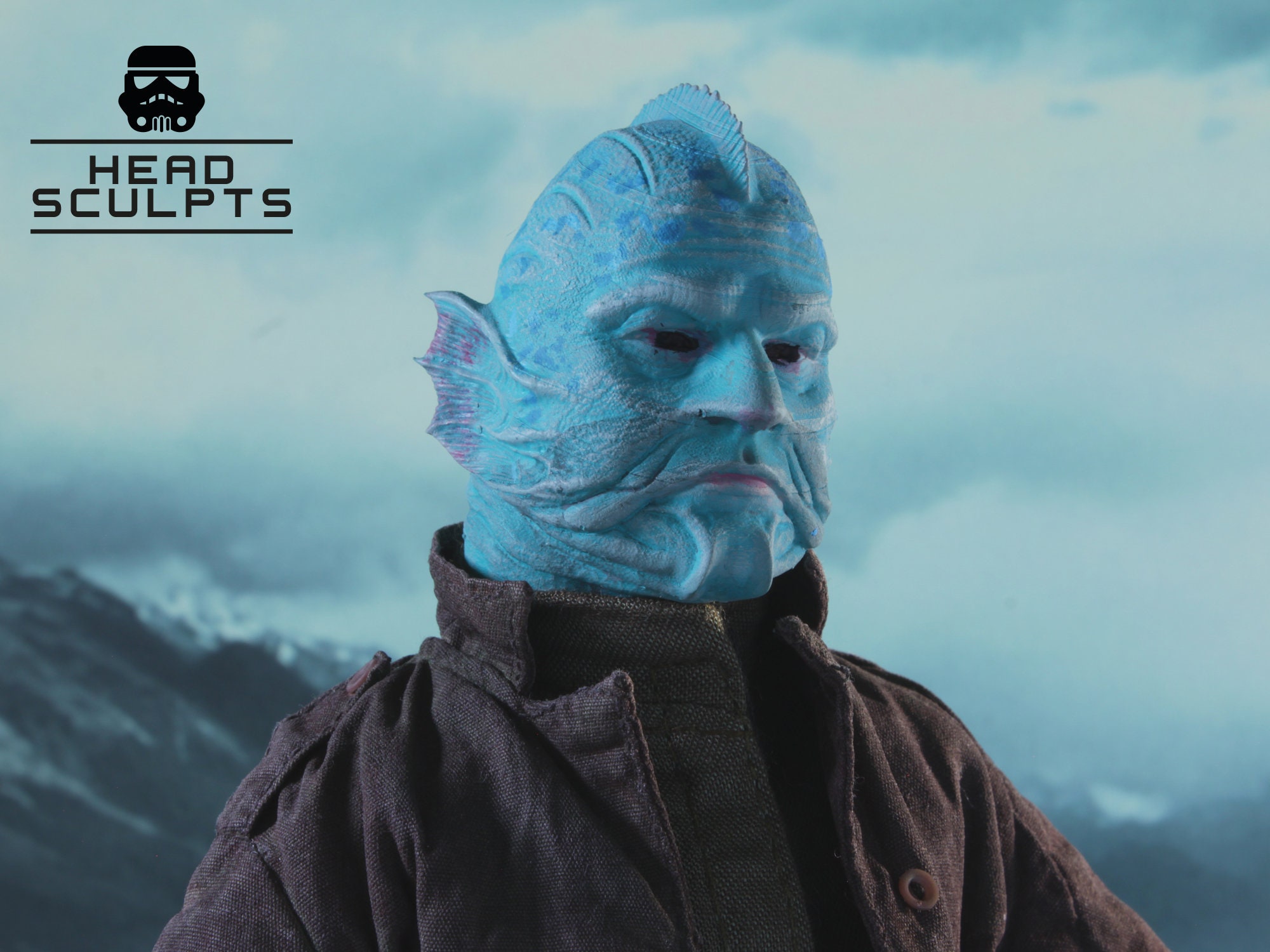 Mythrol Head Sculpt From Mandalorian TV Show - Etsy