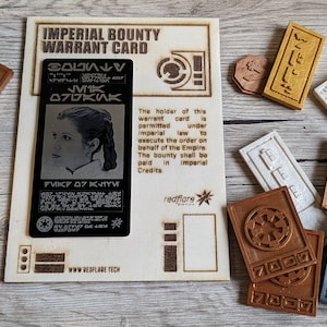 Metal Imperial Bounty Docket Card - Etsy