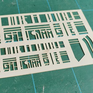 Mos Pelgo "freetown" Paint Stencil - Etsy