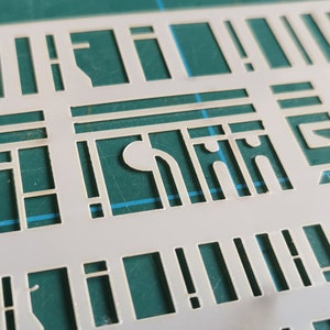 Mos Pelgo "freetown" Paint Stencil - Etsy