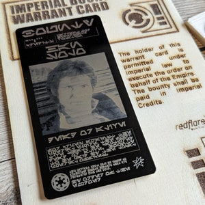 Metal Imperial Bounty Docket Card - Etsy