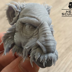 Yarkora Alien Head Sculpt From Star Wars - Etsy