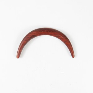 Custom Blood Wood Crescent Septum Tusk for Gauged Septum Piercing ...