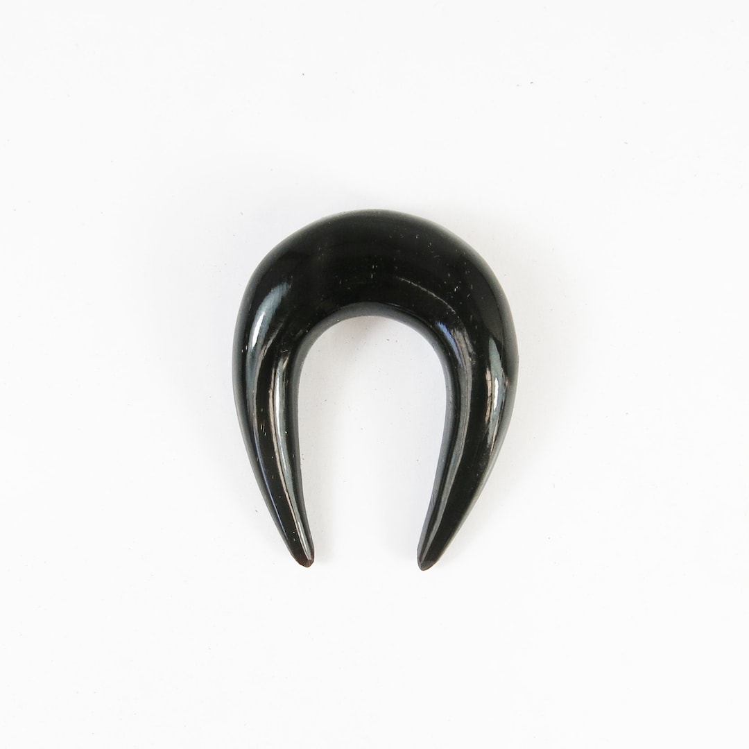 Horn Horseshoe Septum Retainer 1.6mm 14g 2mm 12g 2.5mm 10g 3mm 8g 3.5mm ...