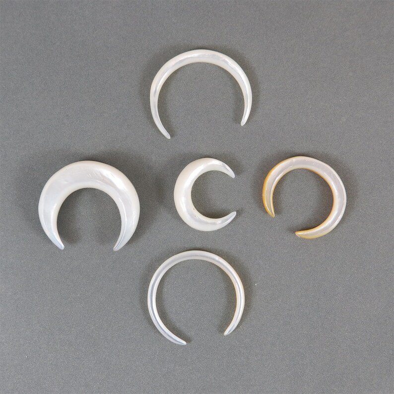 Mother of Pearl Shell Septum Pincher Sharp Ends I Shell Septum - Etsy