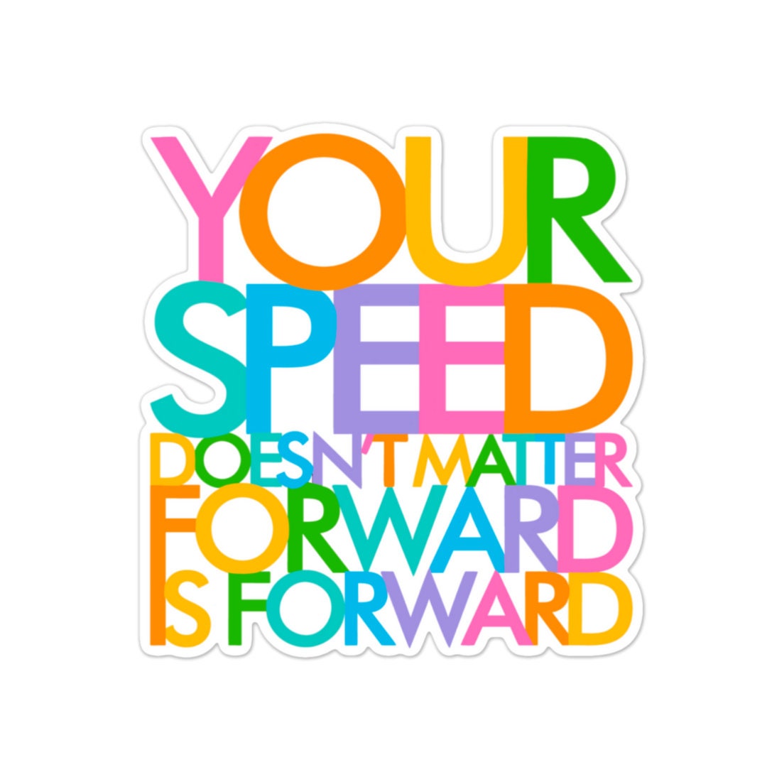 Forward is Forward Sticker, Water Bottle Sticker, Phone Sticker, Laptop ...
