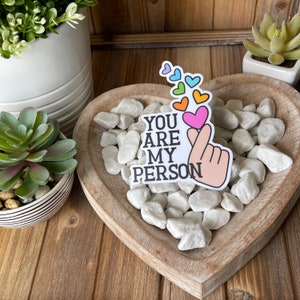 You Are My Person Sticker, Water Bottle Sticker, Phone Sticker, Laptop ...