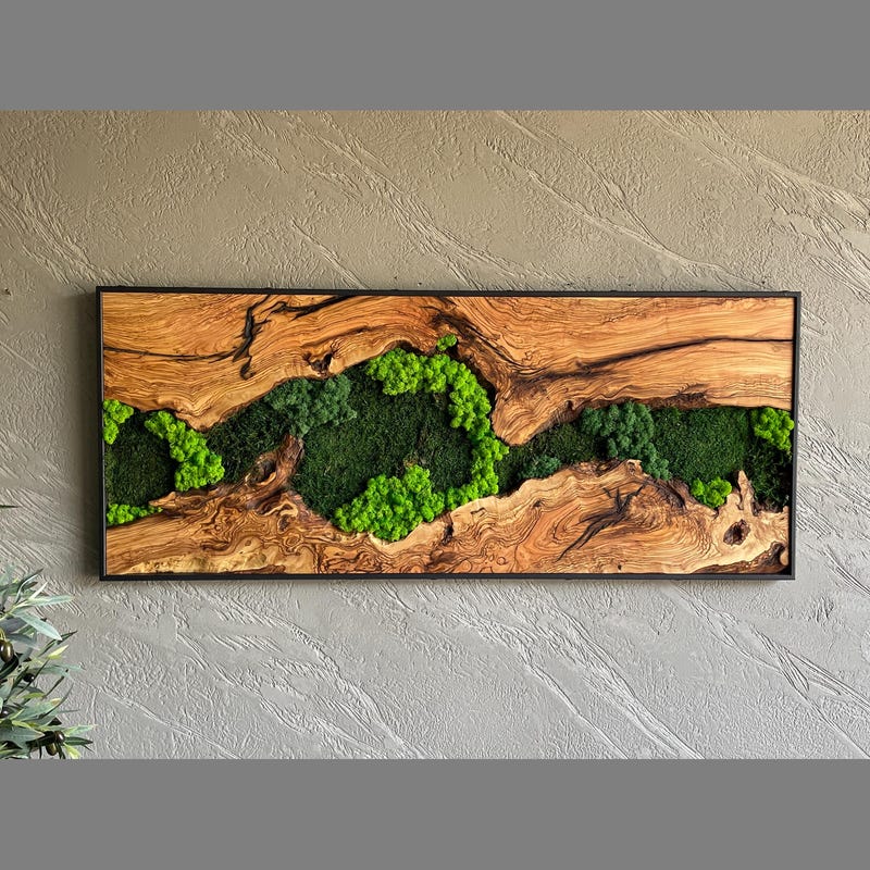 Wall Moss and Wood - Etsy