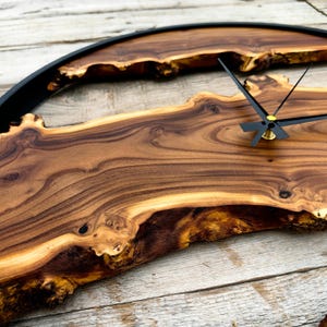 Custom Made Wood Wall Clock - Rustic & Unique Home Decor - Housewarming ...