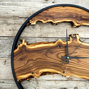 Wood Wall Clock, Farmhouse Clock, Unique Wall Clock, Large Wall Clock ...