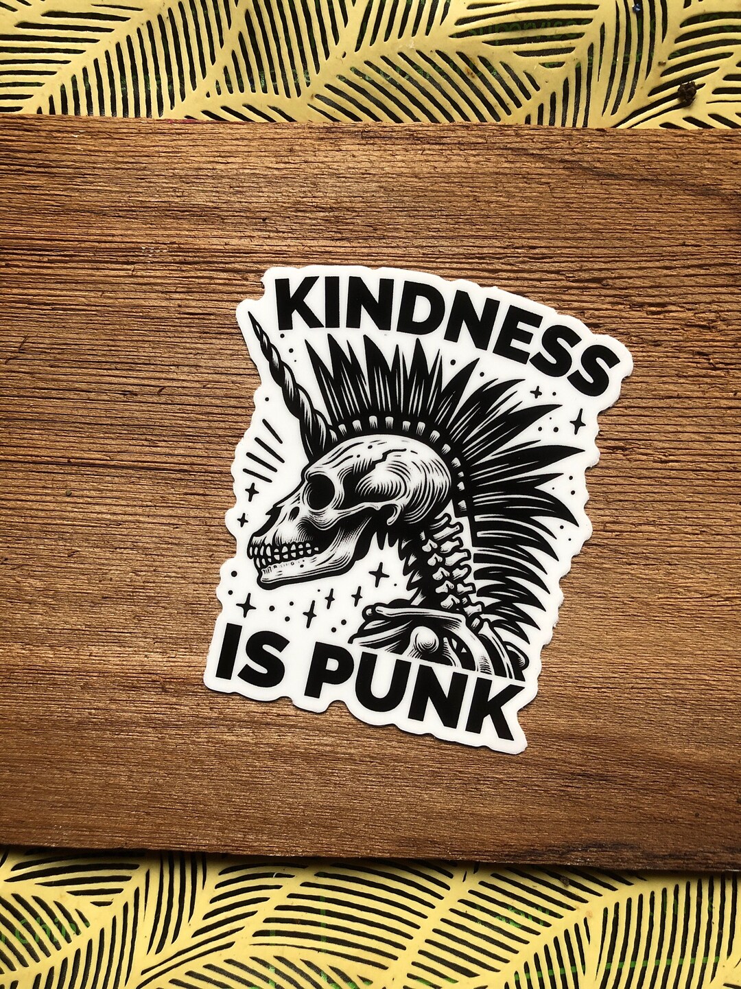Kindness is Punk Unicorn Skeleton Empathy Compassion Community ...