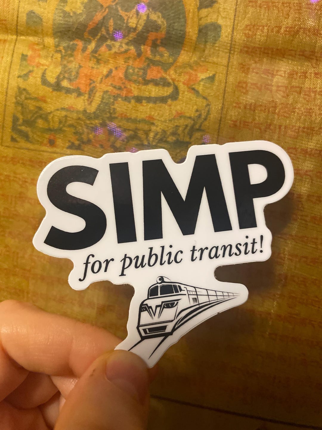 Public Transit Vinyl Sticker - Train Nerd Decal - Etsy