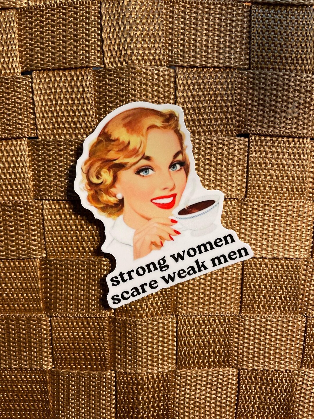 Strong Woman Sticker - Snarky Friend - 3" - Etsy