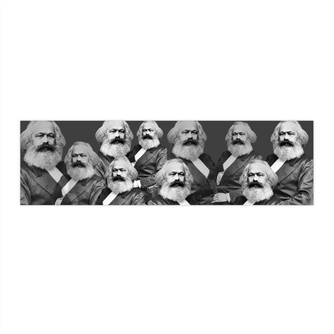 Karl Marx Communist Bumper Sticker - Etsy