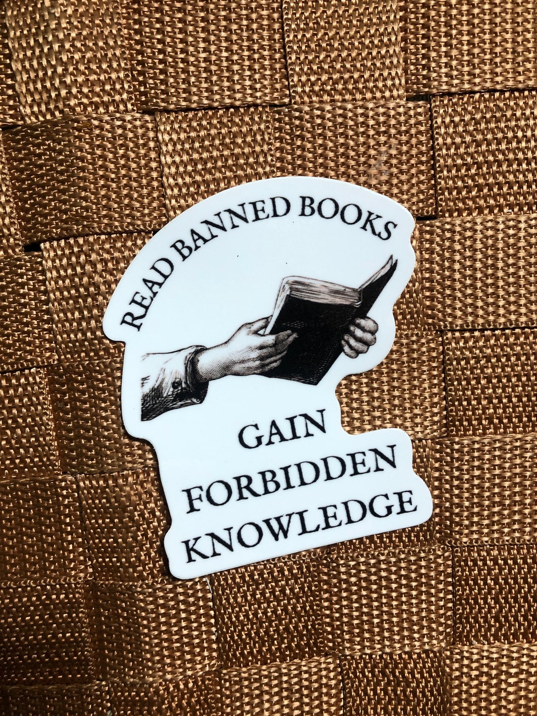 Read Banned Books Sticker Anti-authoritarian Nerd - Etsy