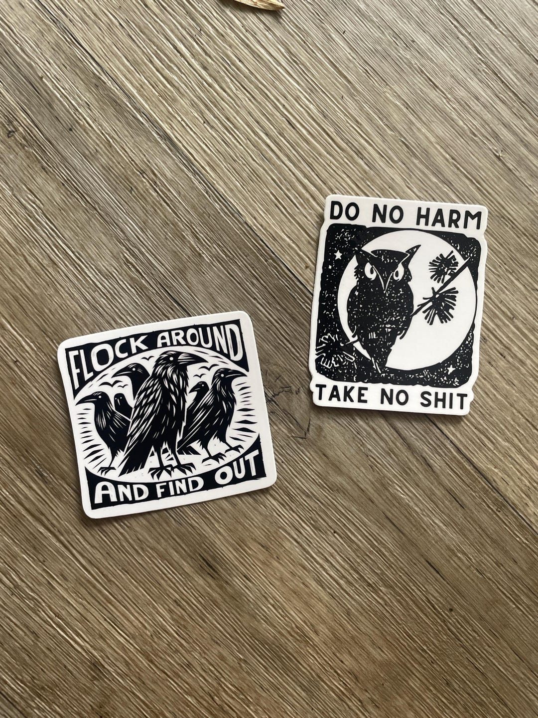 Bird Punk Stickers 2-pack - Etsy