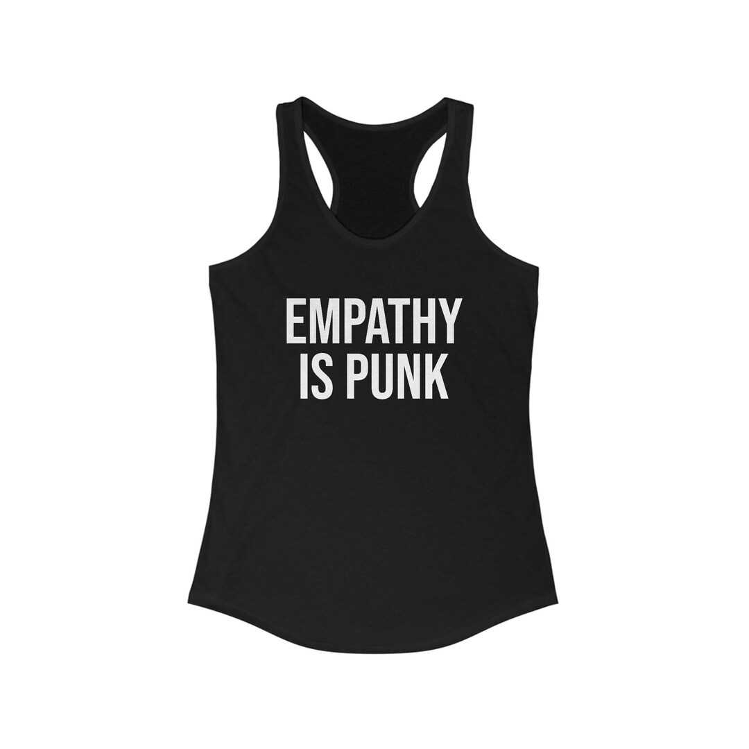Punk Girl Tank Top Radical Empathy Tanktop Leftist Progressive Liberal ...