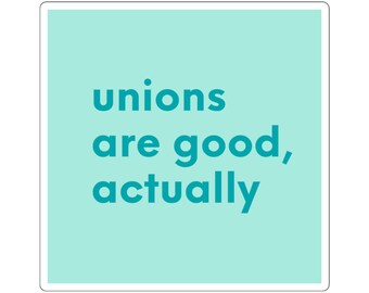 Pro Union Stickers - Etsy