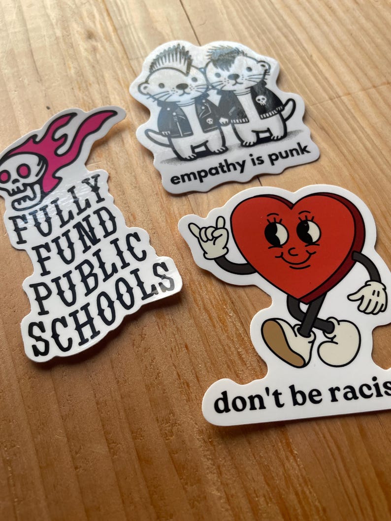 Progressive 2026 Vinyl Sticker Set - Public Empathy - Civil Worker ...