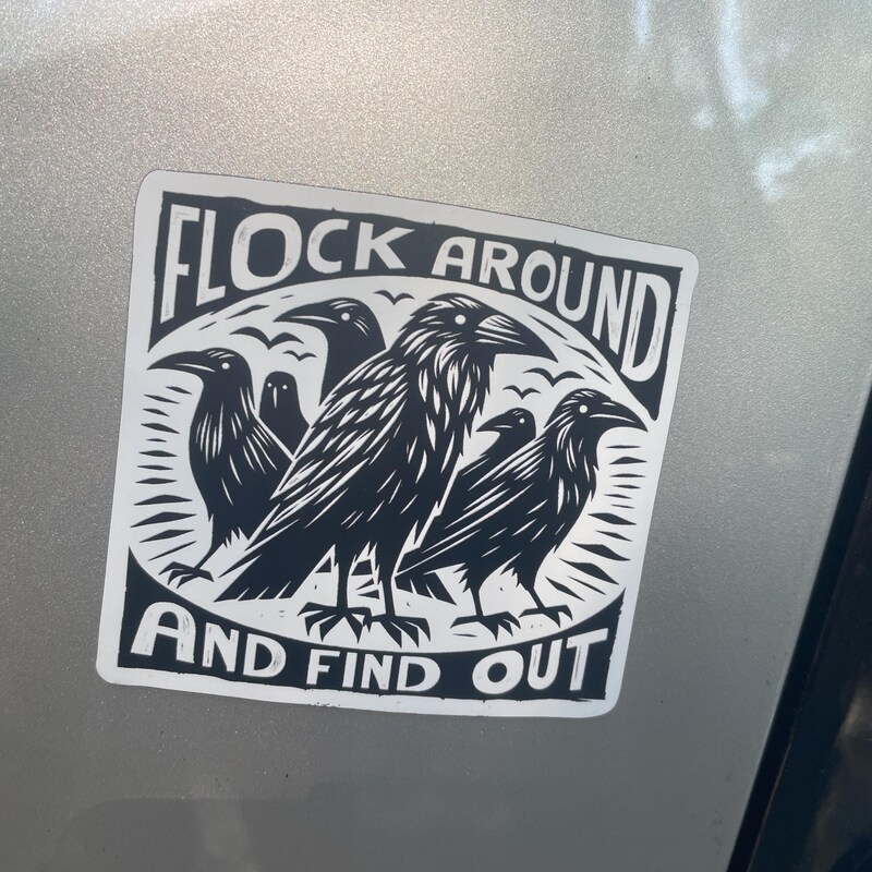 Flocked Stickers - Etsy