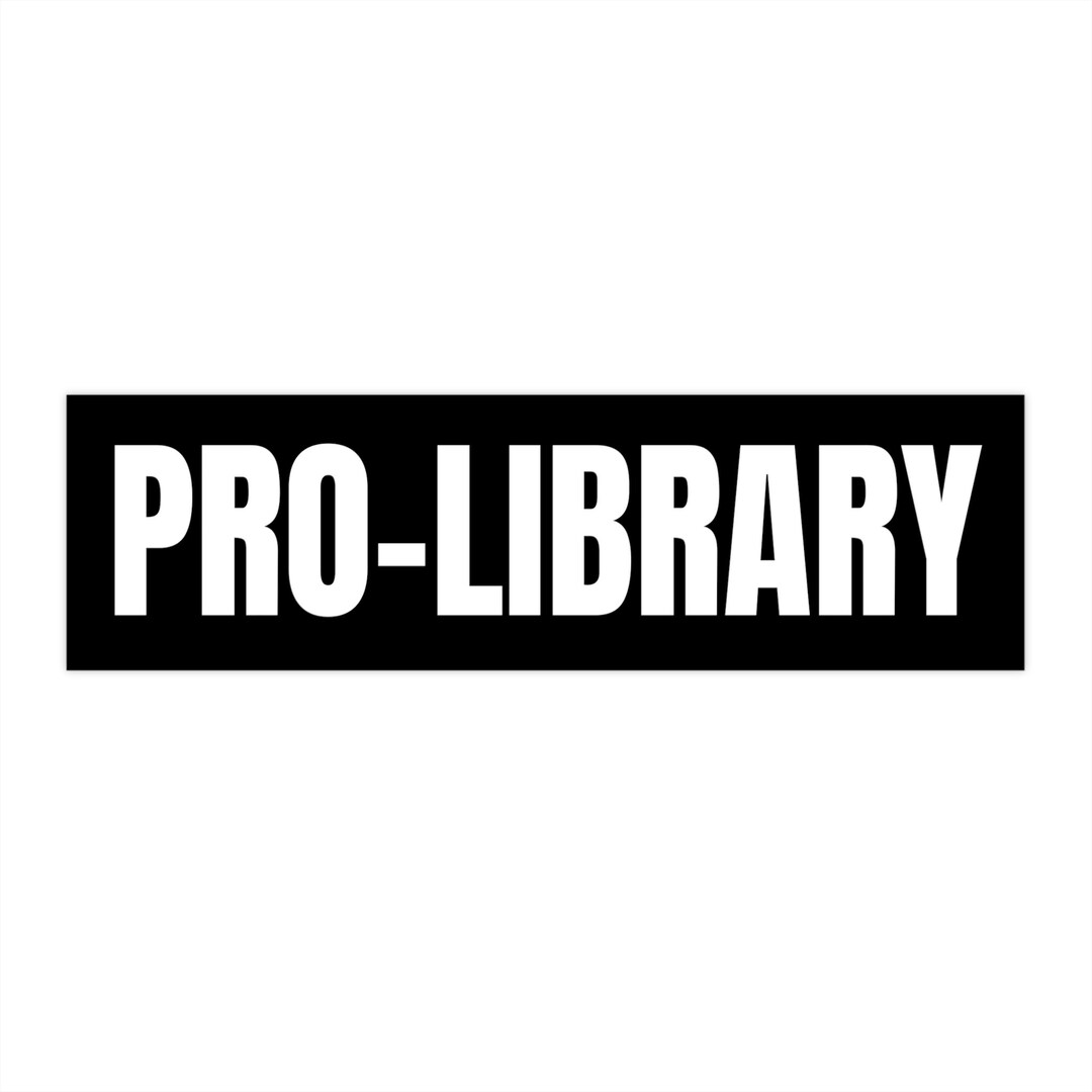 Public Library Bumper Sticker - Etsy