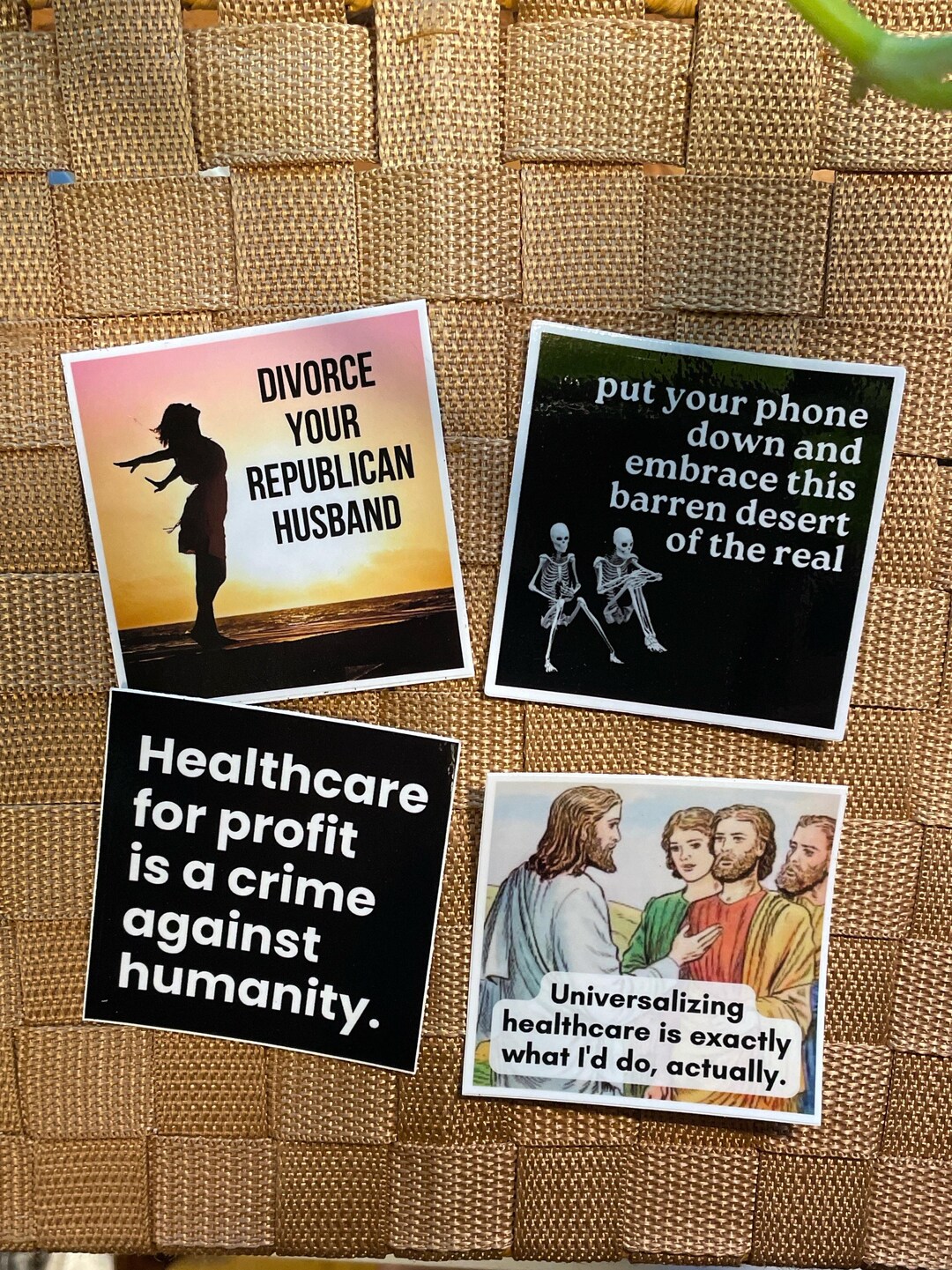 Leftist Millennial Sticker Pack Progressive Universal Healthcare Plz ...