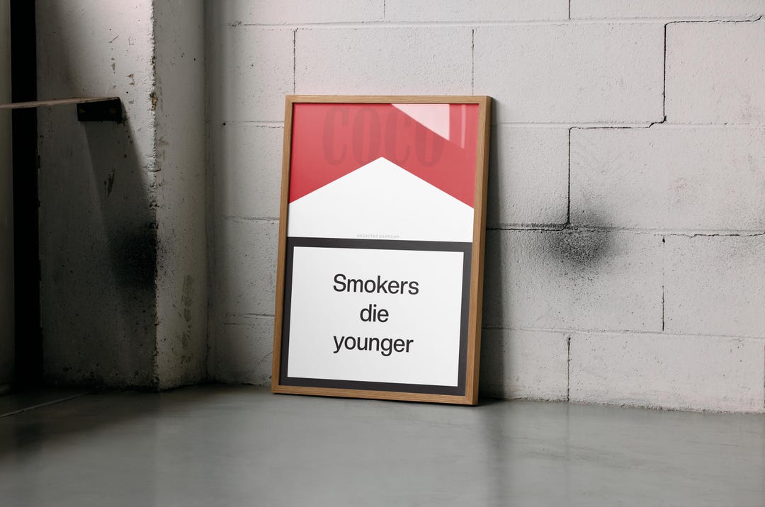Quit Smoking Poster Series - Etsy