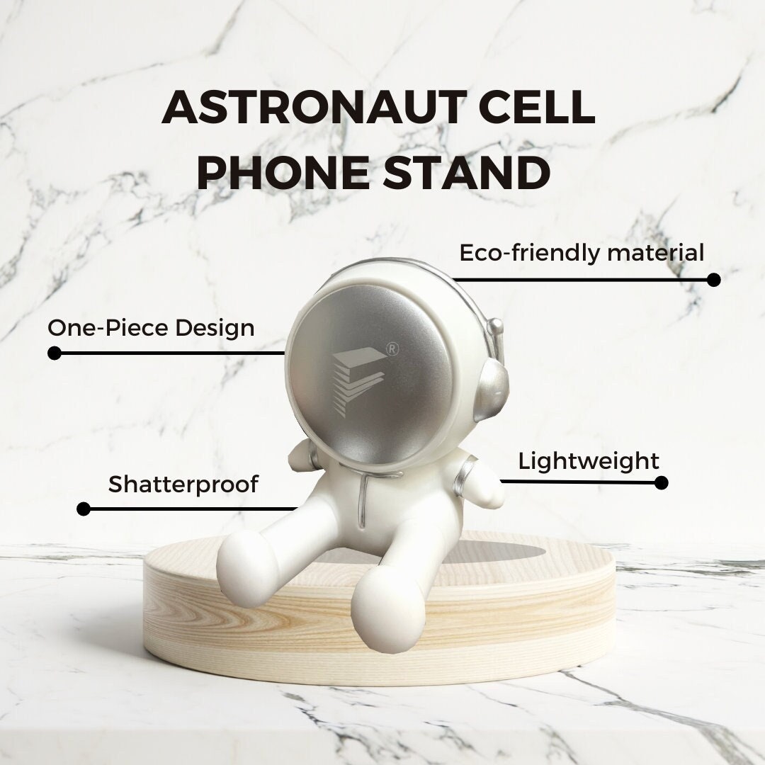 Astronaut Cell Phone Stand, Funny Figure, Home Decoration for Space ...