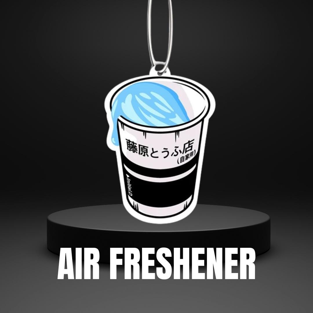 Initial D Water Cup Air Freshener With Wooden Scent, Car/home/office ...