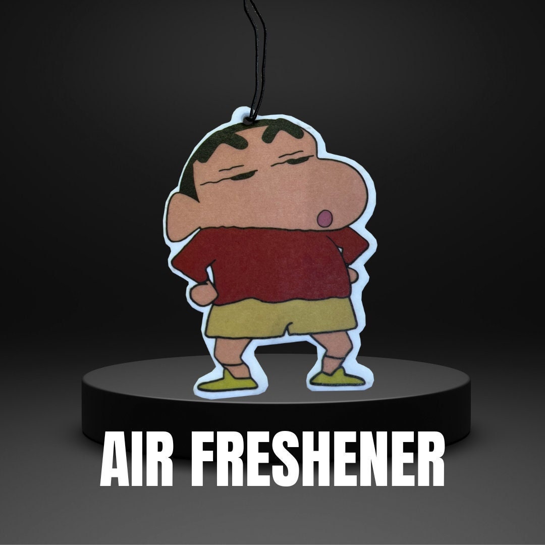 Crayon Shin-chan [speechless] Air Freshener With Lemon Candy Scent, Car ...