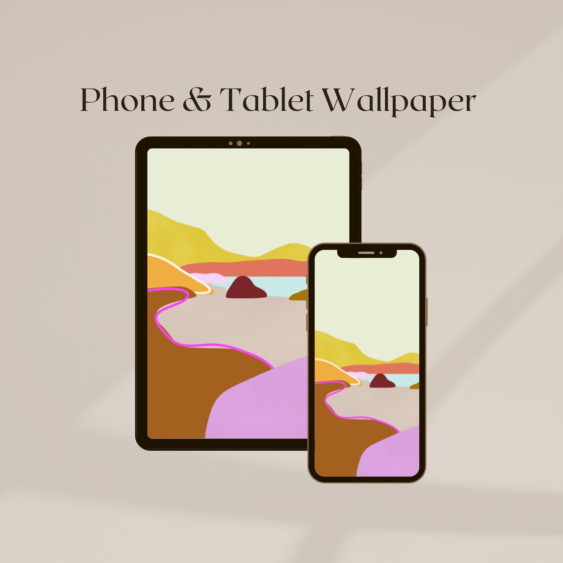 Secluded: Phone and Tablet Wallpaper - Etsy