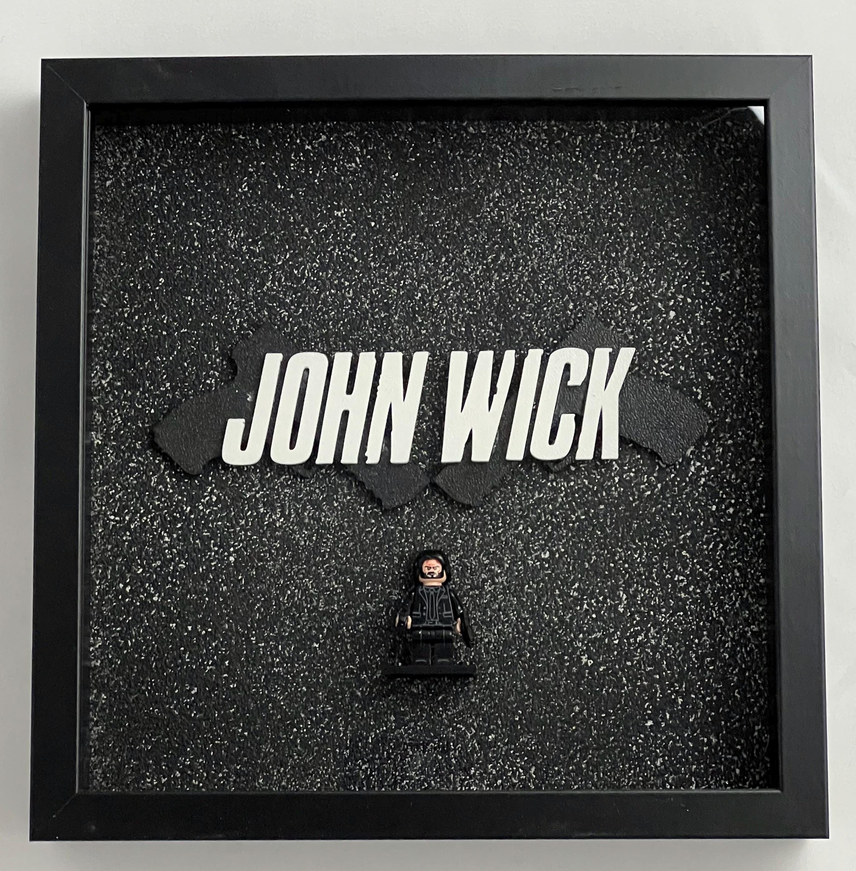 John Wick Custom Minifigure Movie Frame - Etsy