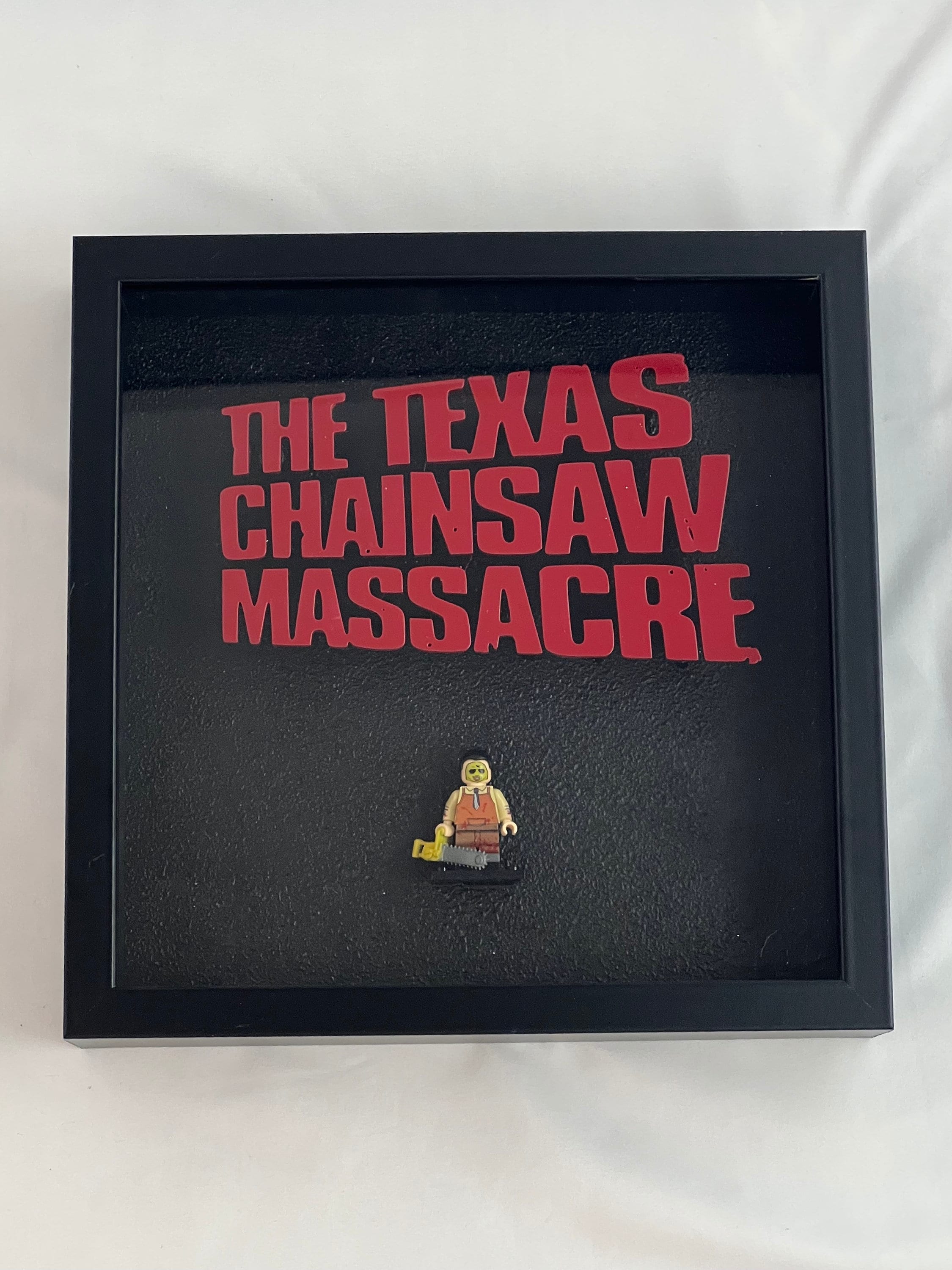 The Texas Chainsaw Massacre Leatherface Custom Minifigure Movie Frame ...