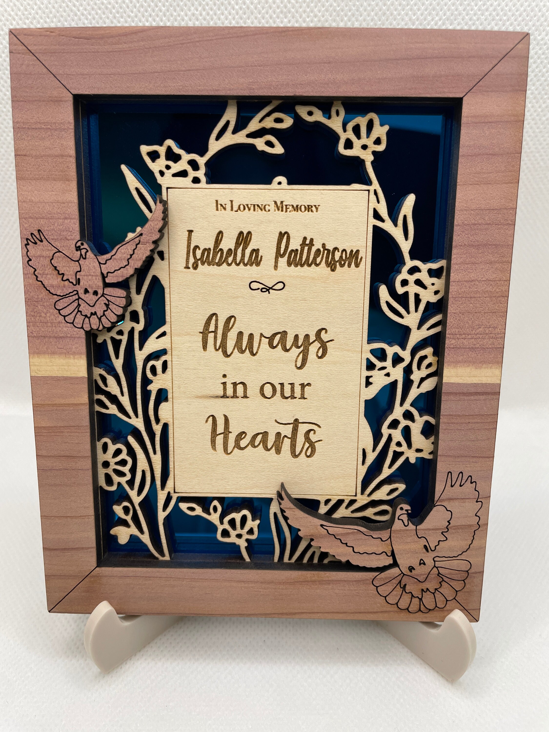 Funeral Gift, Remembrance Frame, Memorial Gift for Loss of Parent, Loss ...