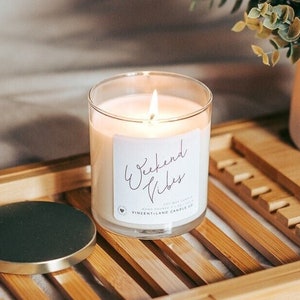 Weekend Vibes Self Care Candle Bamboo Coconut Candle Bamboo - Etsy