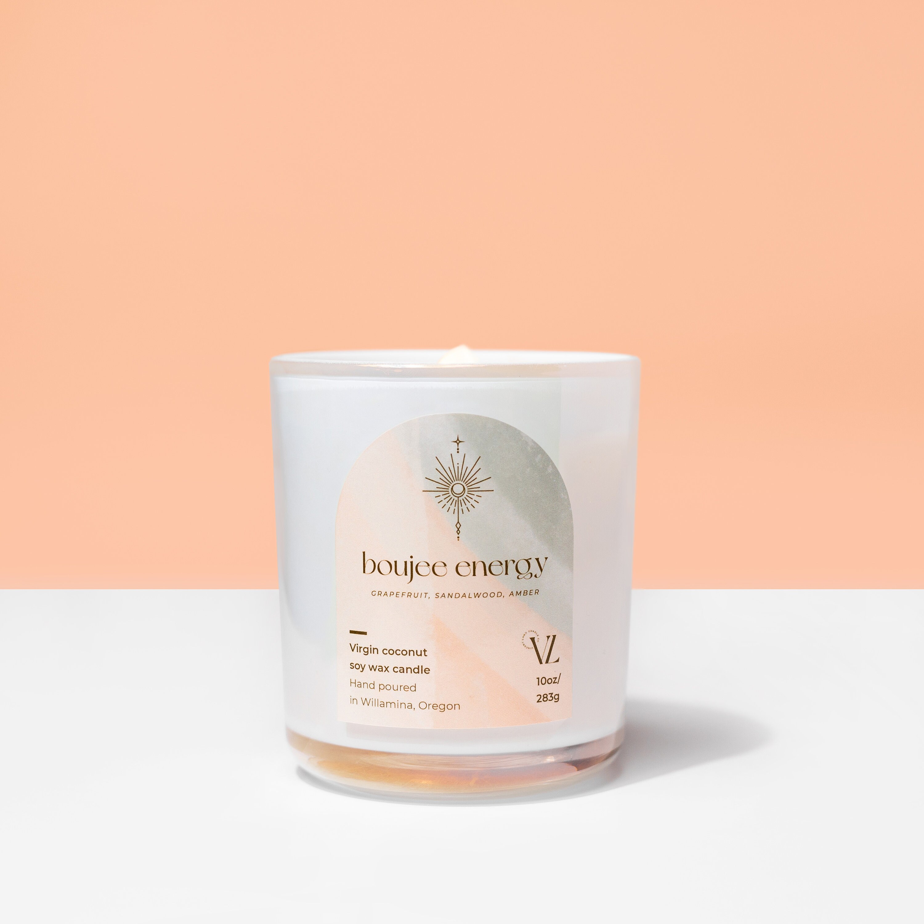 Boujee Energy, Bright Boujee Feminine Scented Wooden Wick Candle ...