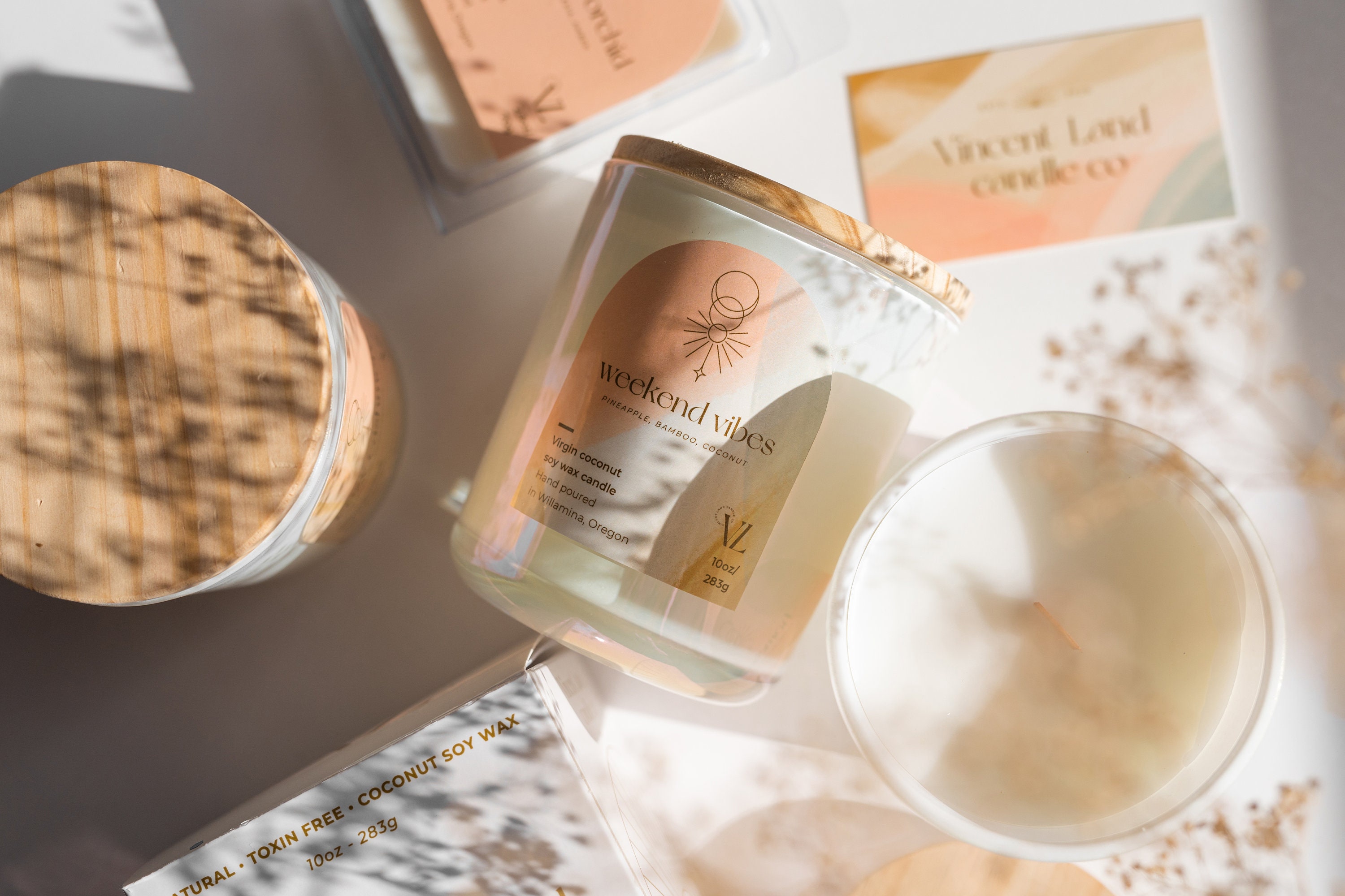 Weekend Vibes, Self Care Candle, Bamboo Coconut Candle, Bamboo Coconut ...