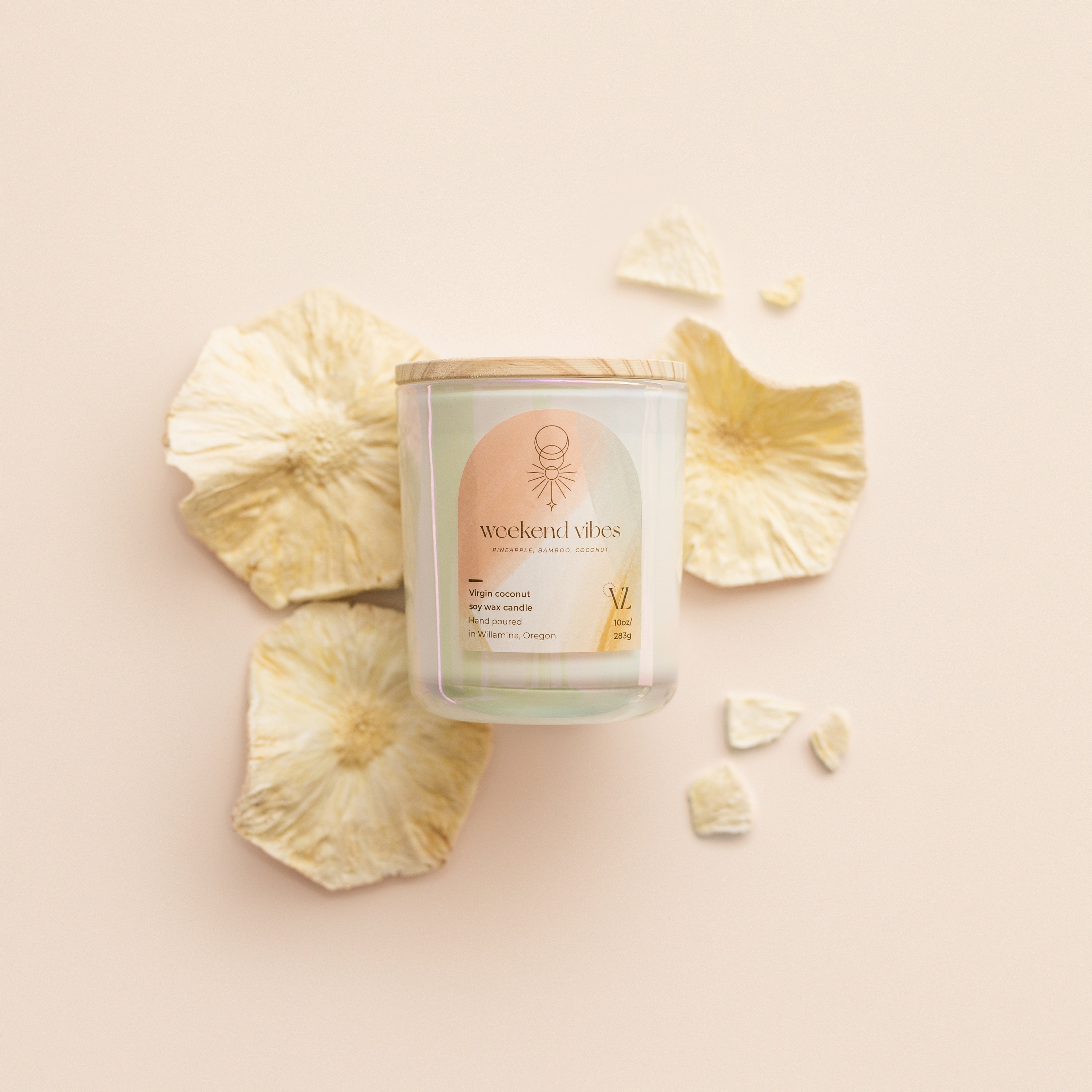 Weekend Vibes, Self Care Candle, Bamboo Coconut Candle, Bamboo Coconut ...