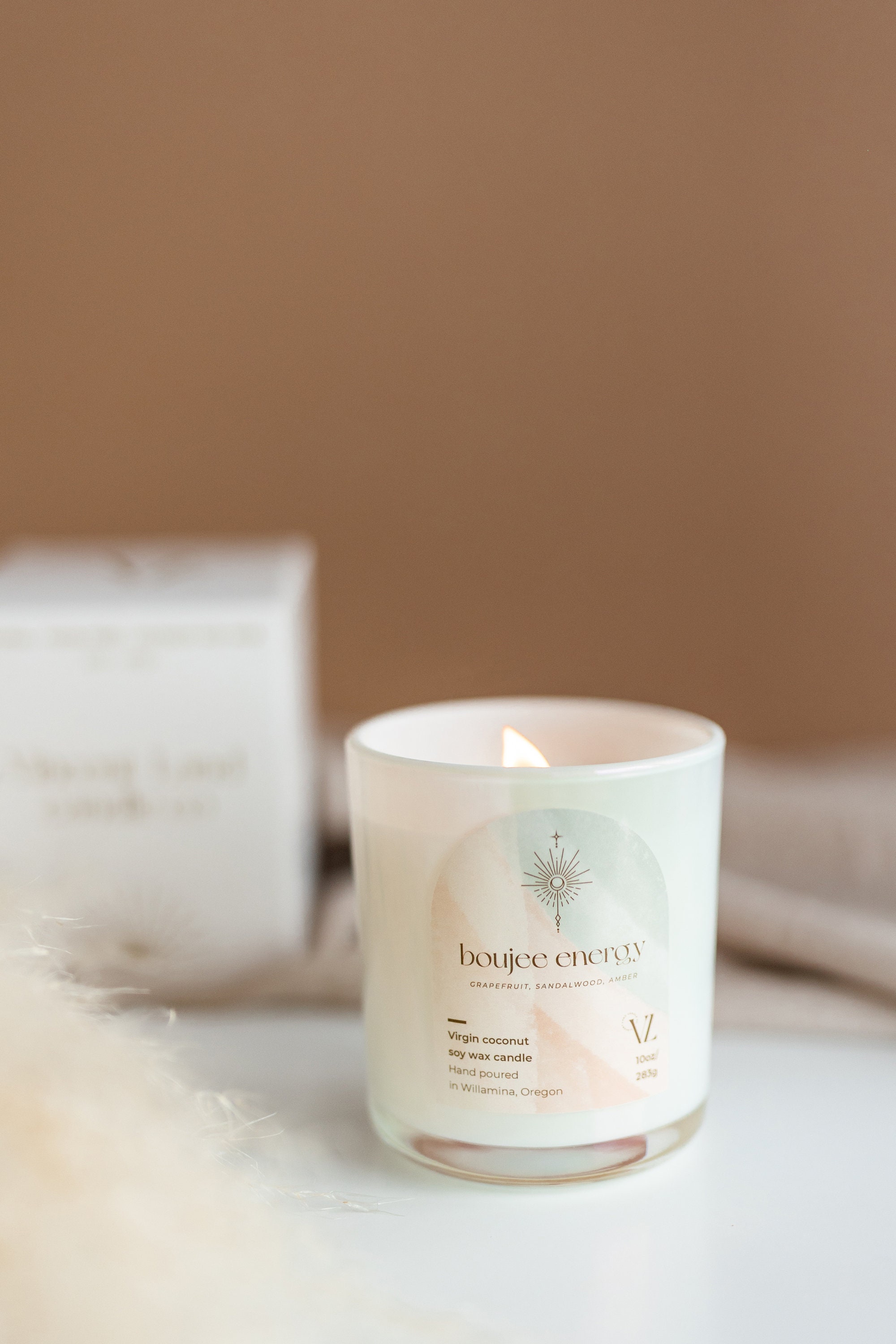 Boujee Energy, Bright Boujee Feminine Scented Wooden Wick Candle ...