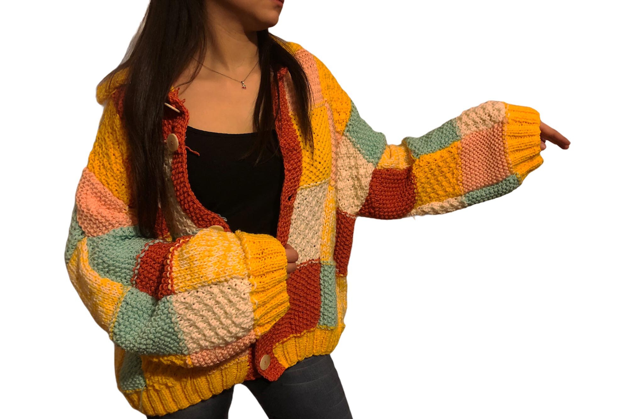 Cardigan Patchwork Autumn Edition Sweater Gift for Him | Etsy