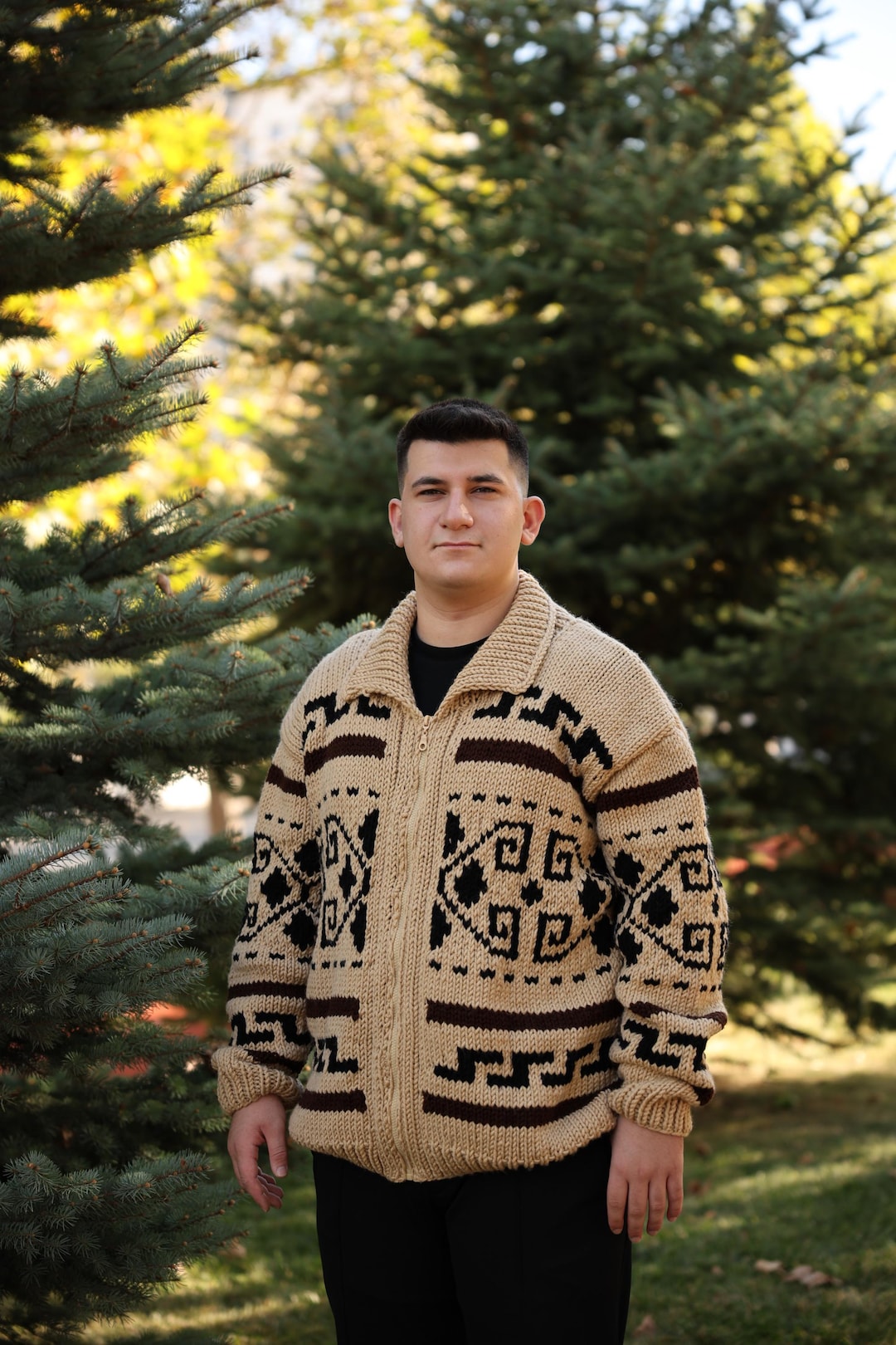Big Lebowski Cardigan,the Dude Sweater, Vintage Sweater,western ...