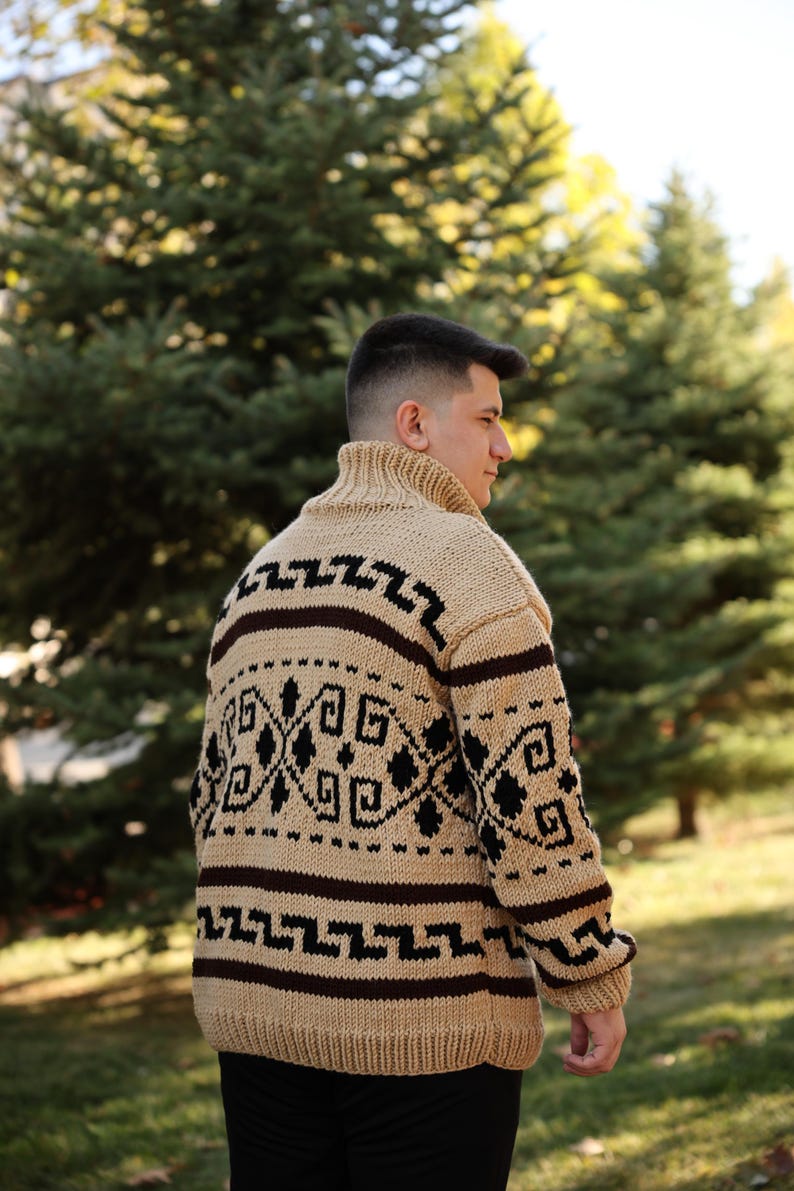Big Lebowski Cardigan,the Dude Sweater, Vintage Sweater,western ...
