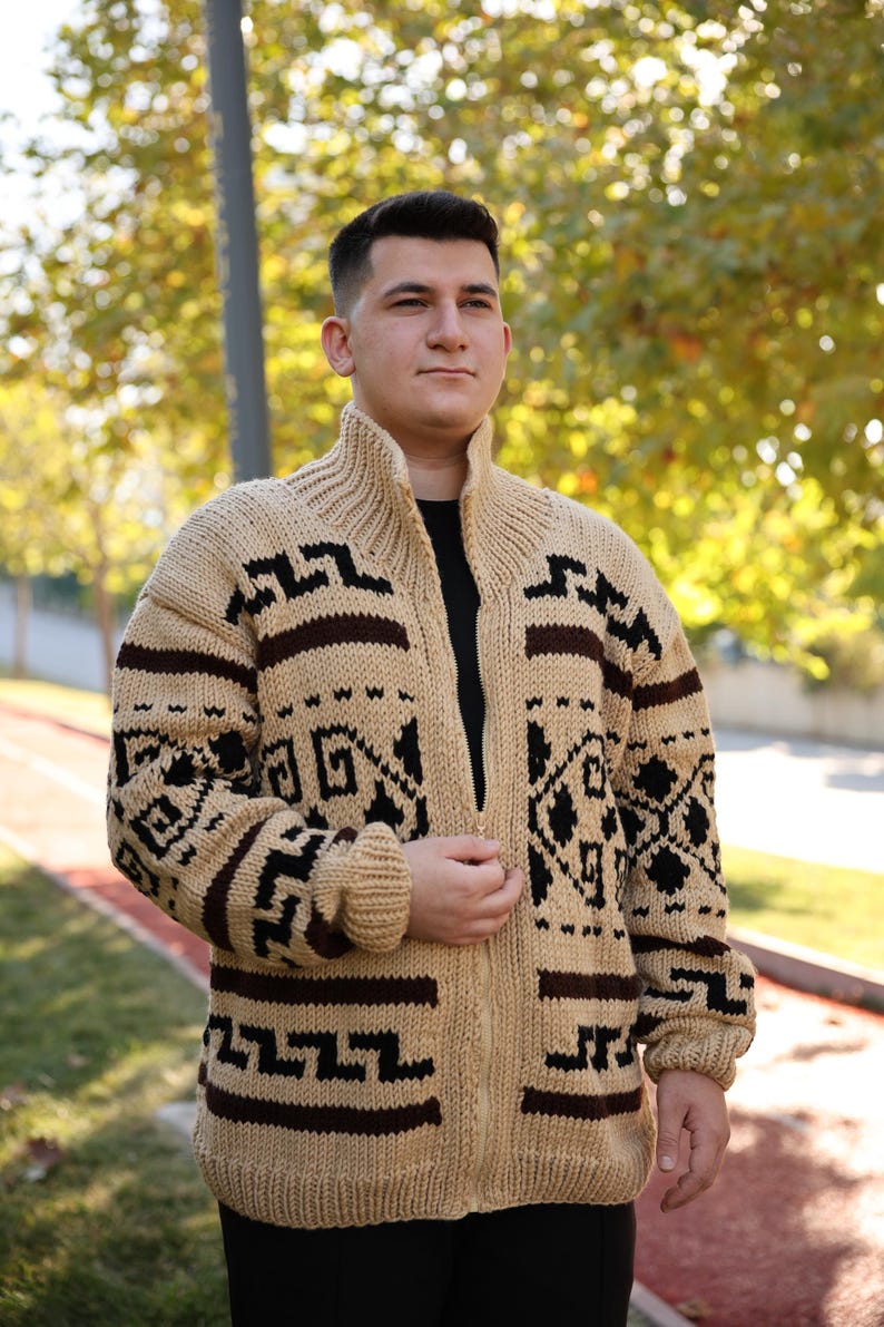 Big Lebowski Cardigan,the Dude Sweater, Vintage Sweater,western ...