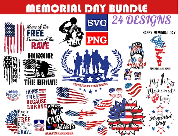 Memorial Day Bundle US Soldier Veteran Soldier Cut File - Etsy