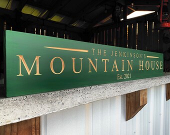 Mountain House Sign | Etsy